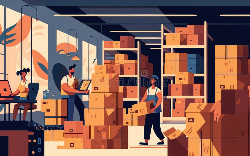 Inventory Pallets Stock Illustrations – 236 Inventory Pallets Stock ...