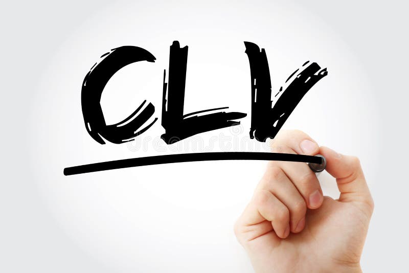 CLV - Customer Lifetime Value Acronym, Business Concept Background ...