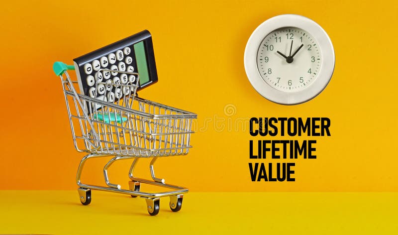 CLV Customer Lifetime Value is Shown Using the Text Stock Illustration ...