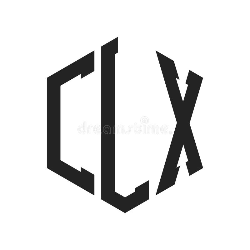 CLX Logo Design. Initial Letter CLX Monogram Logo Using Hexagon Shape ...