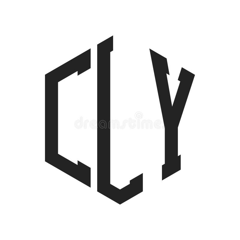 CLY Logo Design. Initial Letter CLY Monogram Logo Using Hexagon Shape ...