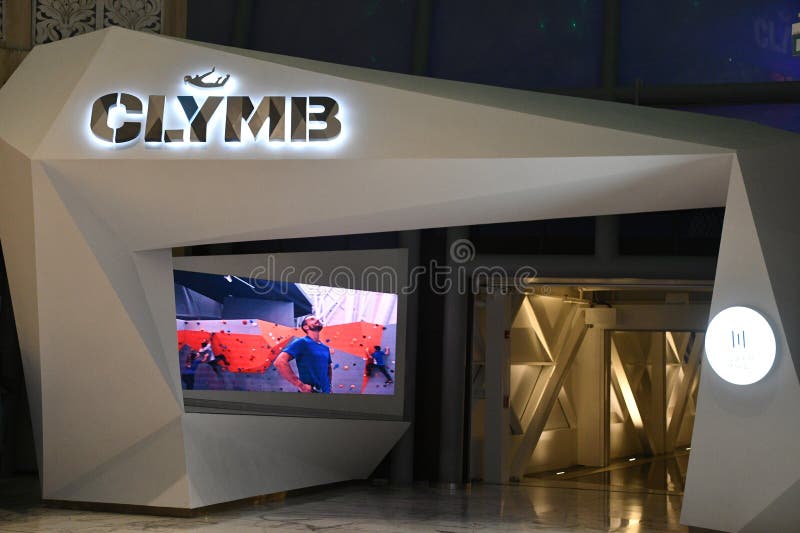 Clymb at Yas Mall on Yas Island in Abu Dhabi, UAE Editorial Image ...
