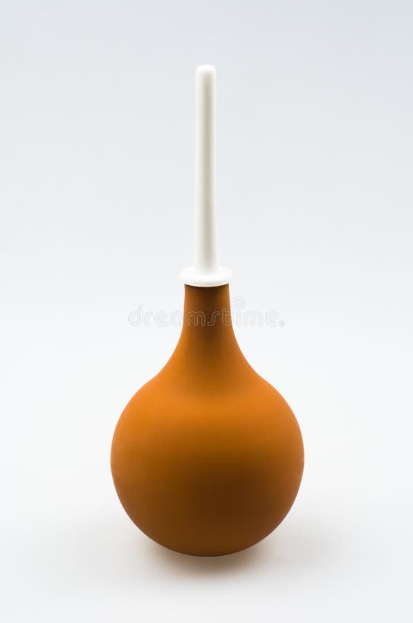 Clyster del Enema immagine stock. Immagine di siringa - 20166553