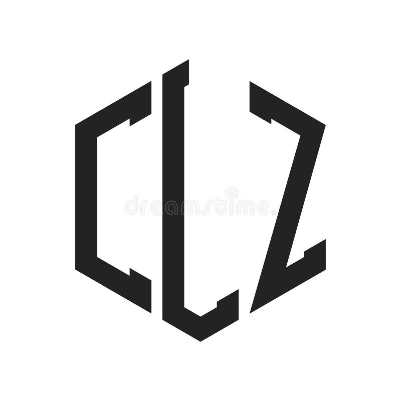 CLZ Logo Design. Initial Letter CLZ Monogram Logo Using Hexagon Shape ...