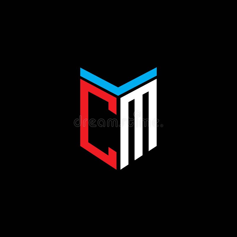 CM Letter Logo Creative Design with Vector Graphic Stock Vector ...