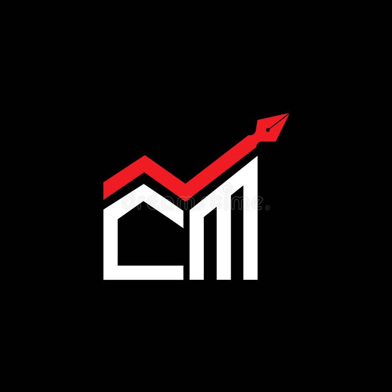 CM Letter Logo Creative Design with Vector Graphic Stock Vector ...