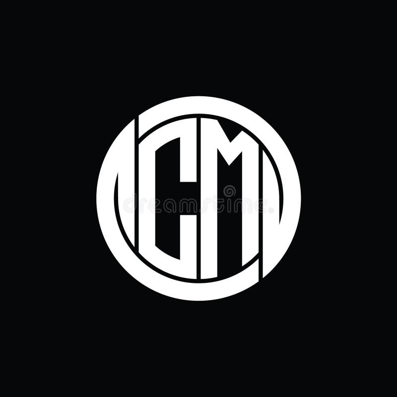 CM Logo Monogram Shield Inside Circle Shape Vector Images Design ...