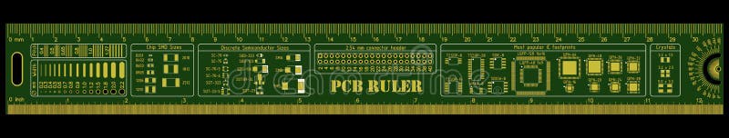 30 Cm Multifunctional Measuring Pcb Ruler Tool for Electronic Engineers ...