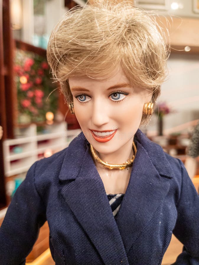 3 Cm Plastic Doll Representing Princess Diana Editorial Photography ...
