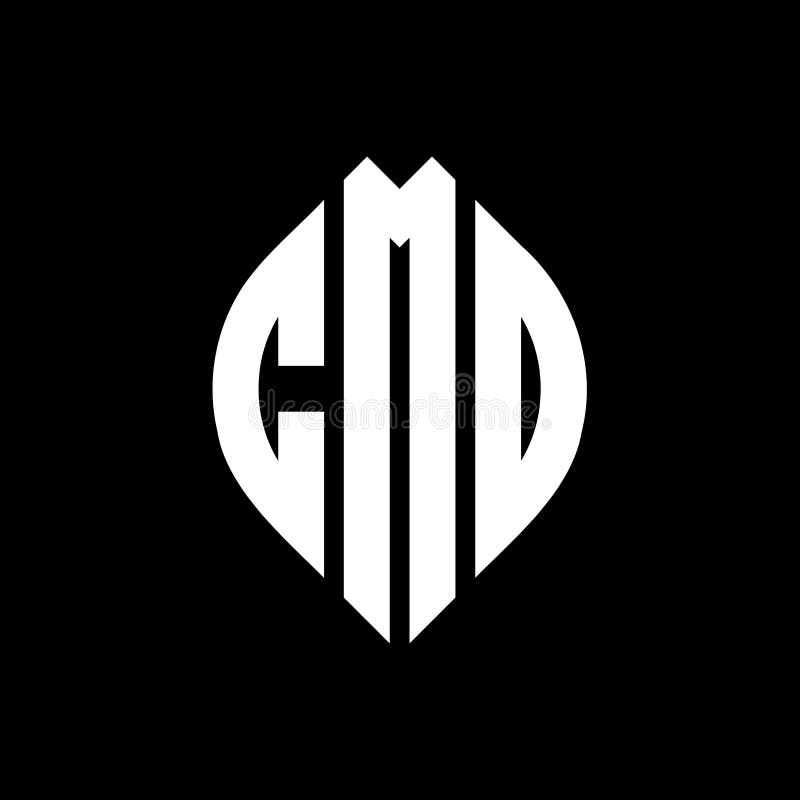 CMD Circle Letter Logo Design with Circle and Ellipse Shape. CMD ...