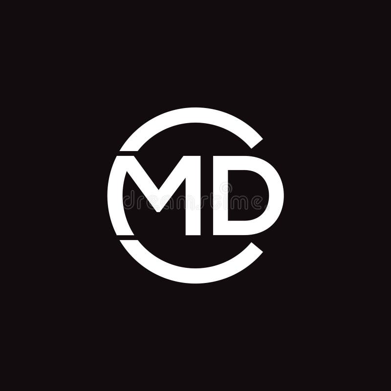 CMD Letter Monogram Initial Logo Design Template Vector Illustration ...