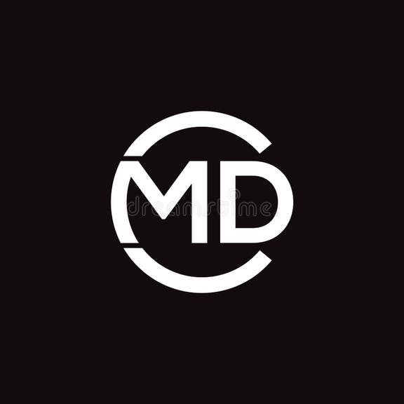 CMD Letter Monogram Initial Logo Design Template Vector Illustration ...
