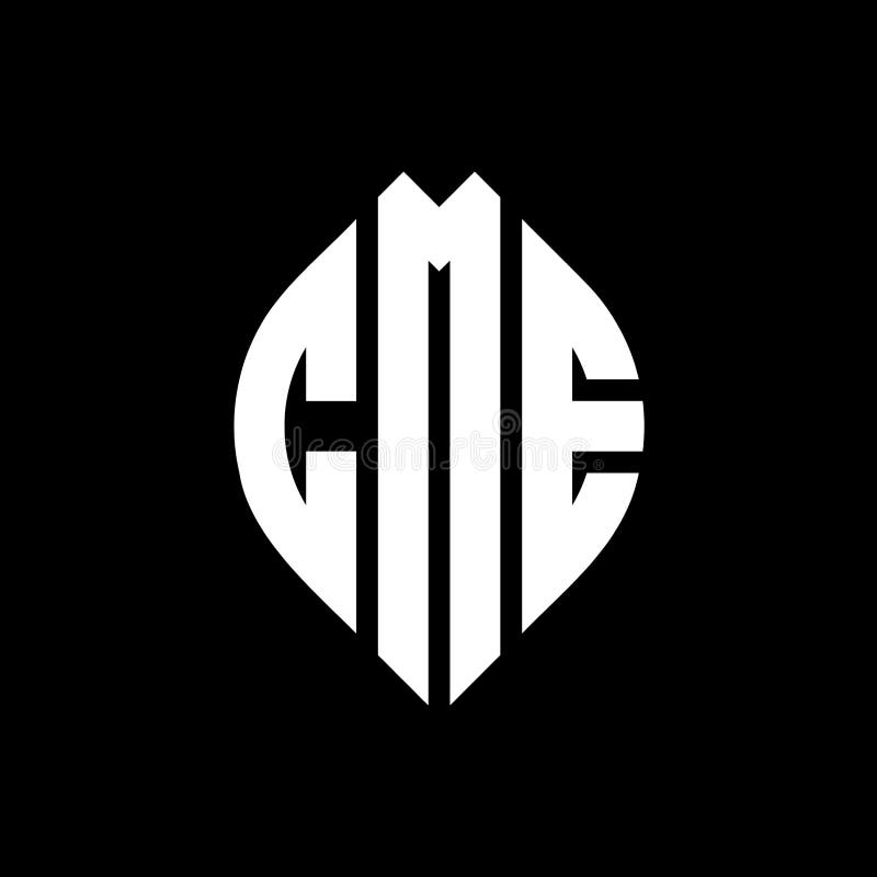 CME Circle Letter Logo Design with Circle and Ellipse Shape. CME ...