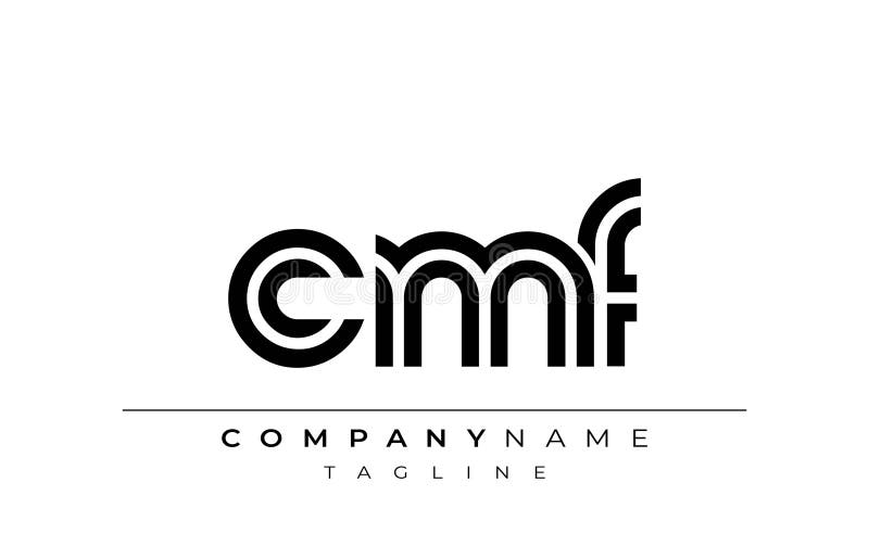 CMF Creative Unique Modern Letter Logo Design Stock Vector ...