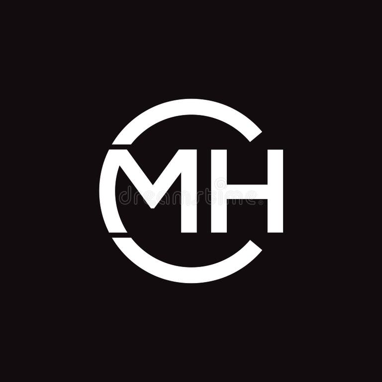 CMH Letter Monogram Initial Logo Design Template Vector Illustration ...