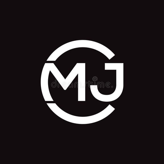 CMJ Letter Monogram Initial Logo Design Template Vector Illustration ...