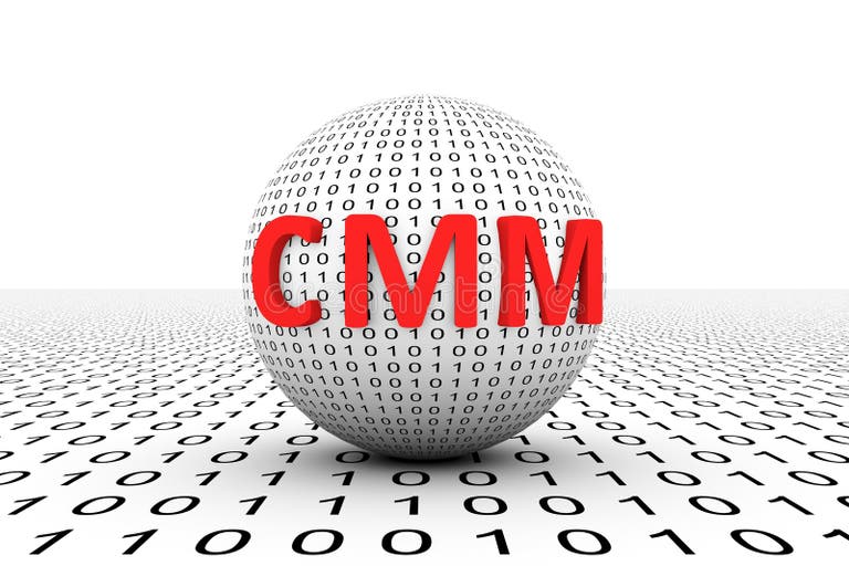 CMM Conceptual Sphere Binary Code 3d Stock Illustration - Illustration ...