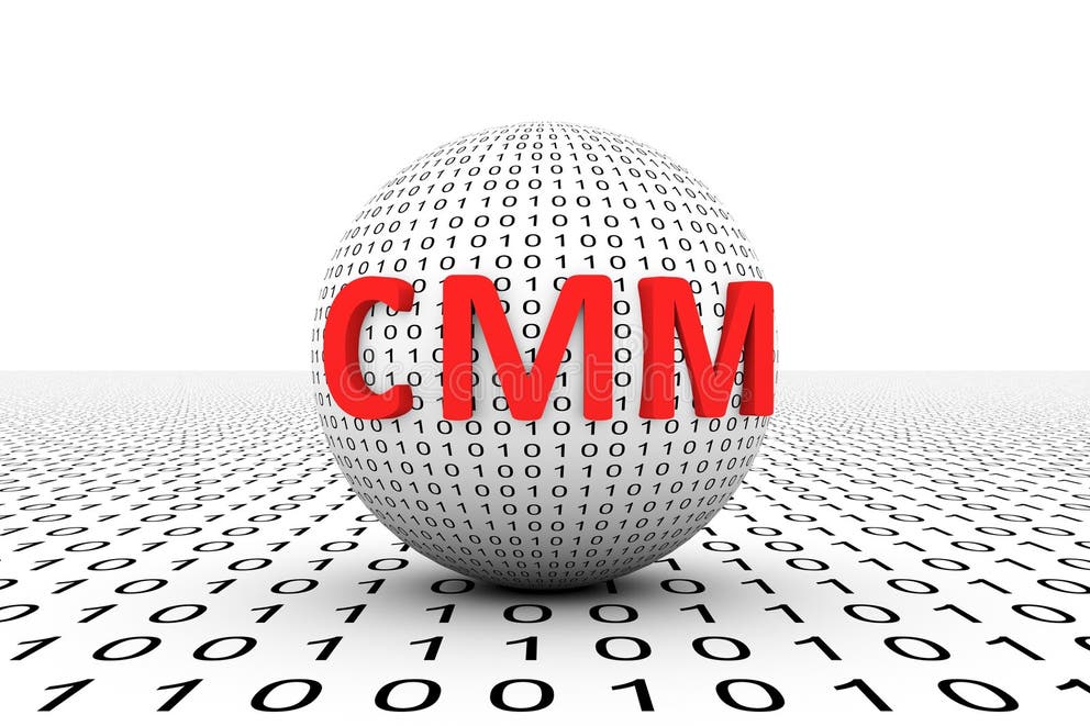 CMM Conceptual Sphere Binary Code 3d Stock Illustration - Illustration ...