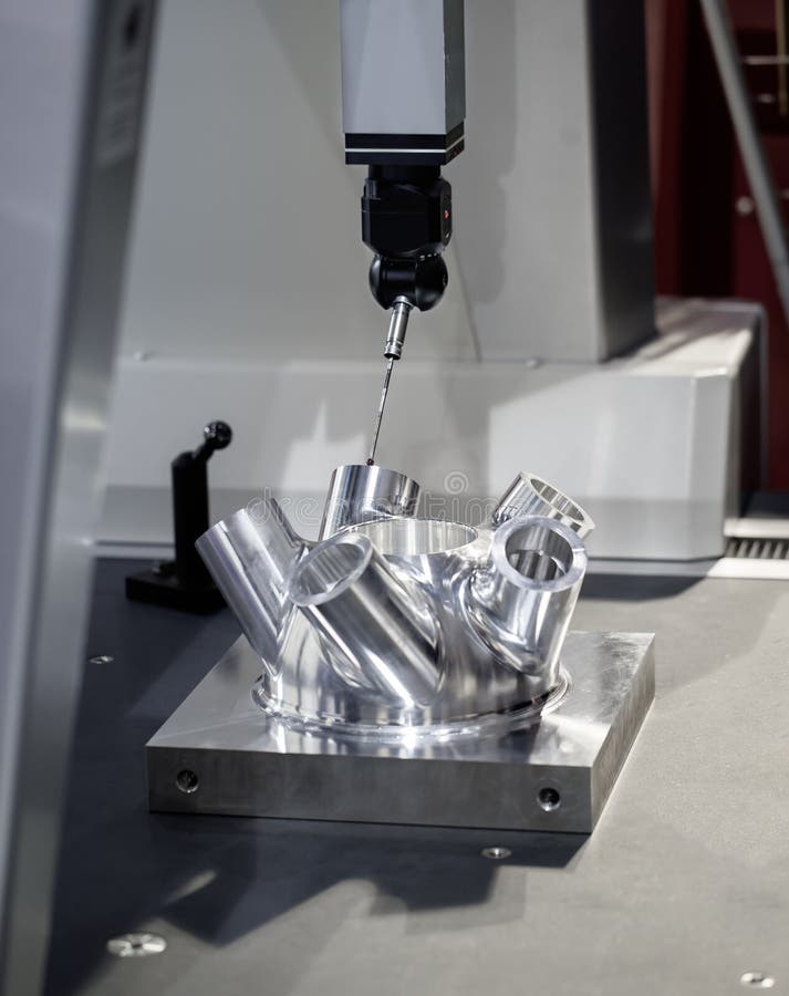 CMM Measuring Machine with Robotic Arm Stock Image - Image of surface ...