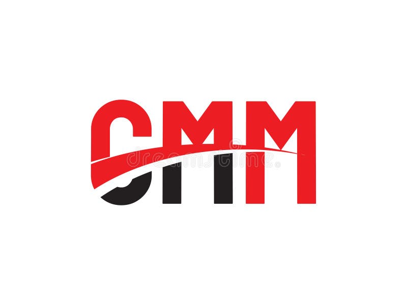 CMM Letter Initial Logo Design Vector Illustration Stock Vector ...