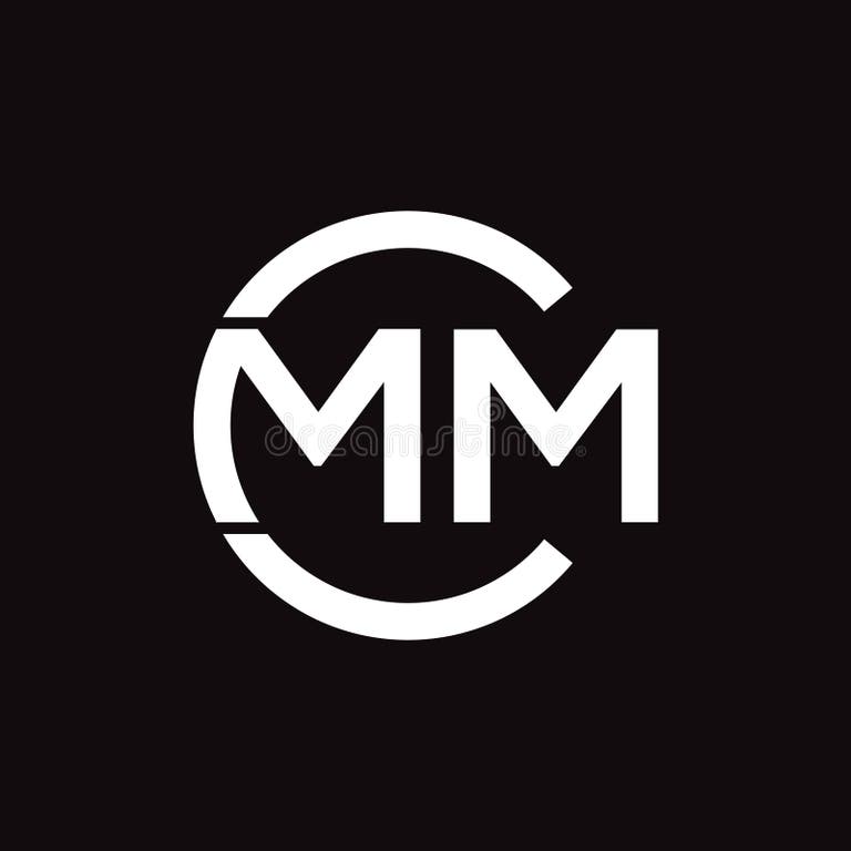 CMM Letter Monogram Initial Logo Design Template Vector Illustration ...