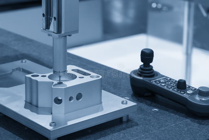 The CMM machine stock photo. Image of inspecting, machining - 98023192
