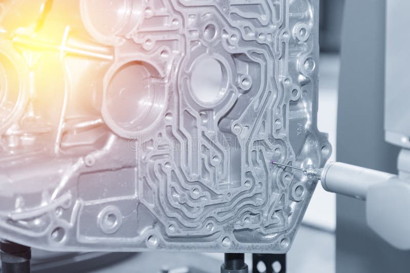 Cmm machine 3d stock illustration. Illustration of measuring - 82072962