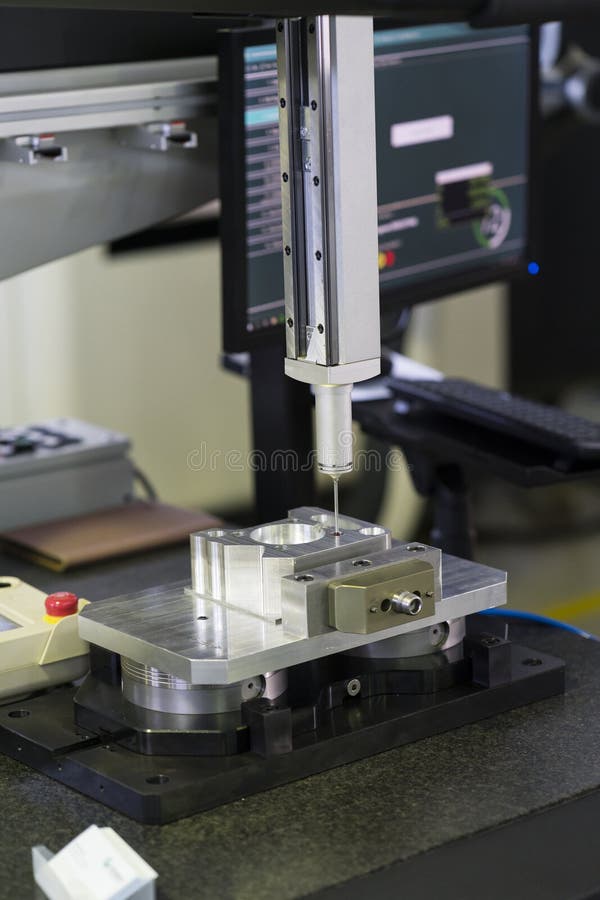 CMM Measuring Prob with 3 Axis Inspection. Stock Image - Image of ...