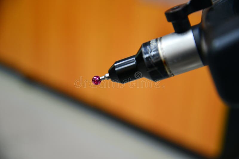 CMM Probe stock photo. Image of inspecting, factory, closeup - 52664980