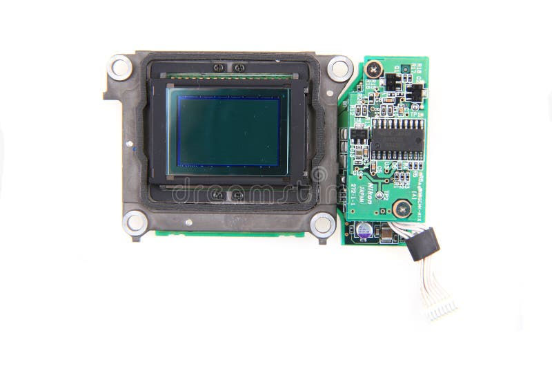 Cmos chip from camera stock image. Image of digital, sensors - 83927545