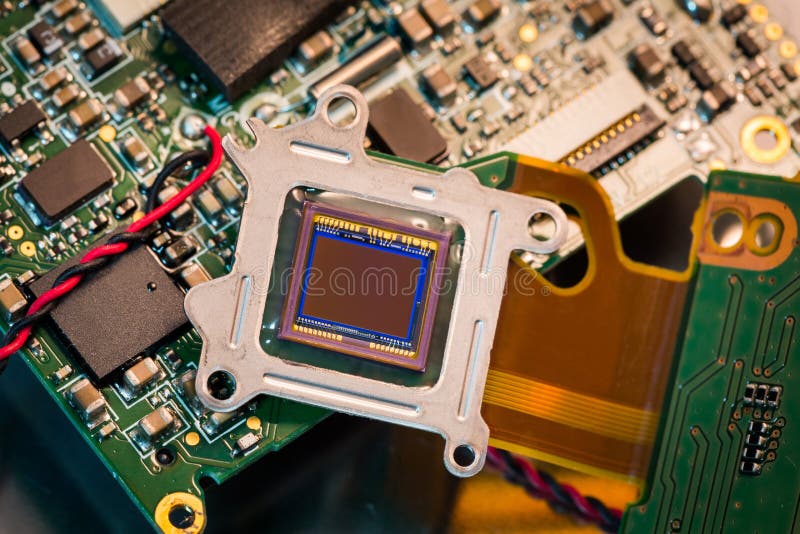 Image sensor stock photo. Image of camera, interference - 18728292
