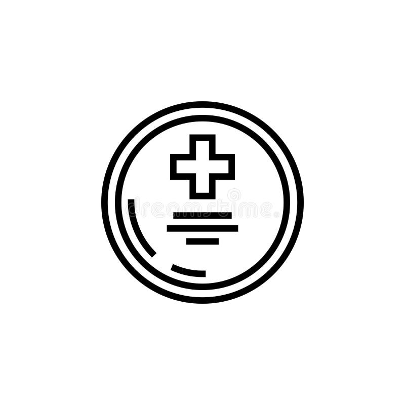 Cmos Vector Icon. Computer Component Icon Outline Style. Perfect Use ...