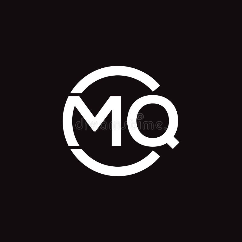 CMQ Letter Monogram Initial Logo Design Template Vector Illustration ...