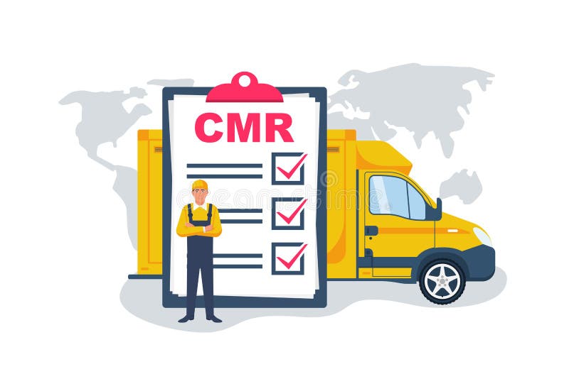 CMR Concept. Shipping Document. Logistics Concept. Worldwide Logistics ...