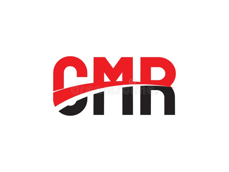 CMR Letter Initial Logo Design Vector Illustration Stock Vector ...