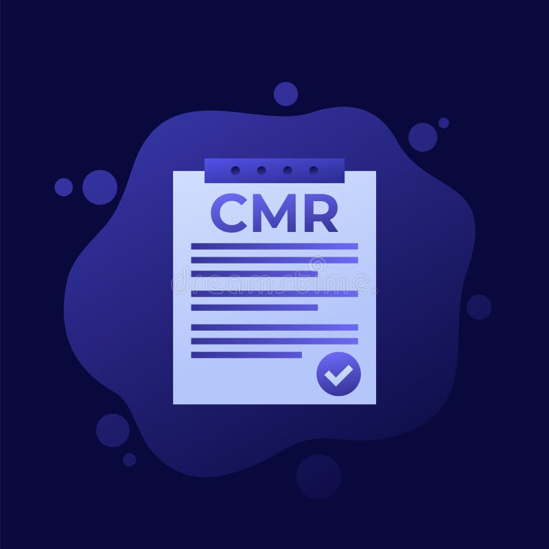 CMR, Transport Document Icon, Vector Design Stock Vector - Illustration ...