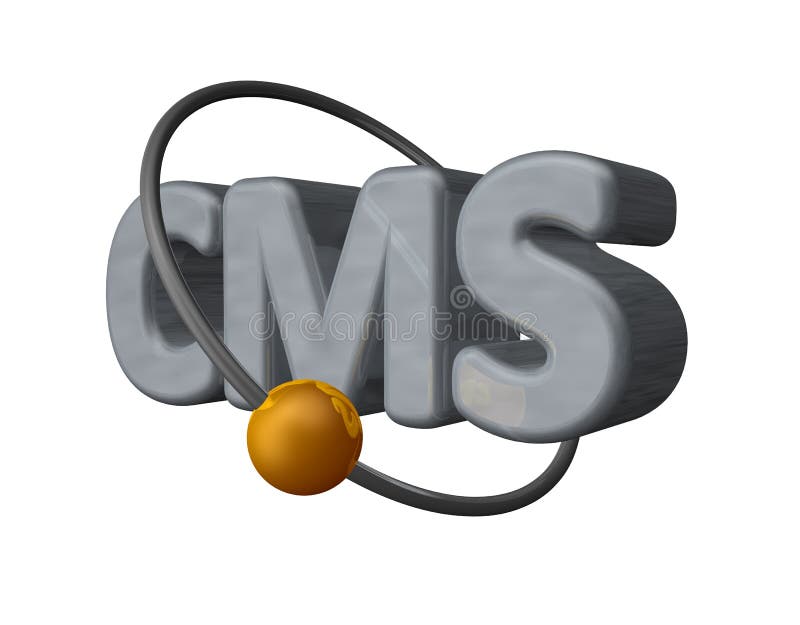 CMS : Content Management System Concept Stock Illustration ... CMS : Content Management System Concept Stock Illustration ...