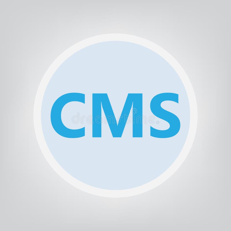 CMS Content Management System Acronym Stock Vector - Illustration of ...