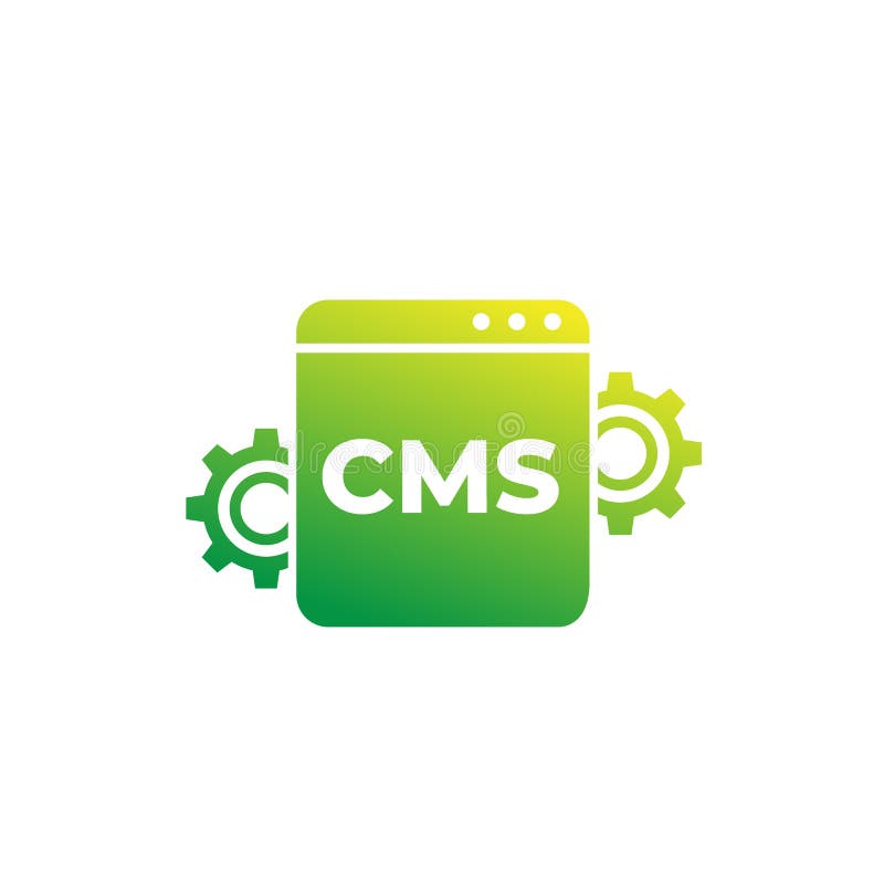 CMS, Content Management System, Vector Icon Stock Vector - Illustration ... CMS, Content Management System, Vector Icon Stock Vector - Illustration ...