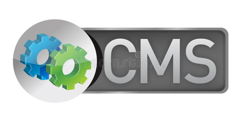CMS : Content Management System Concept Stock Illustration ... CMS : Content Management System Concept Stock Illustration ...
