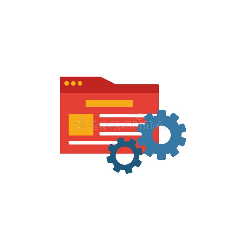 Cms Icon. Simple Flat Element from Content Collection Stock ...