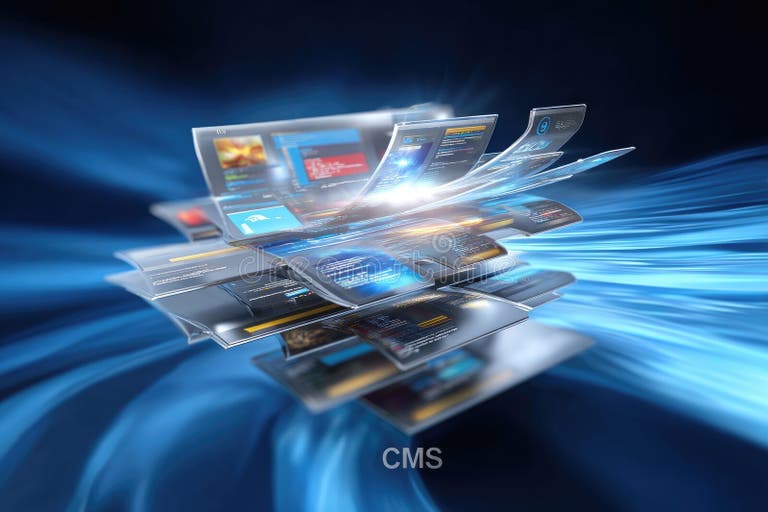 Cms Platform Model: Digital Structure, Content Interface, Data Module, Website Framework, System ...