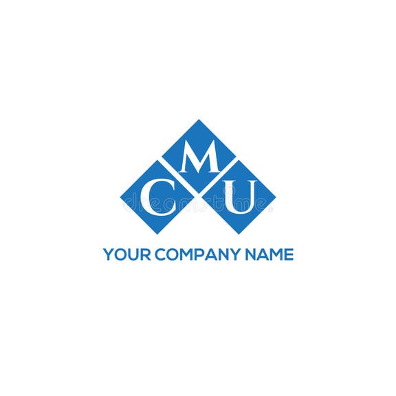 CMU Letter Logo Design on WHITE Background. CMU Creative Initials ...