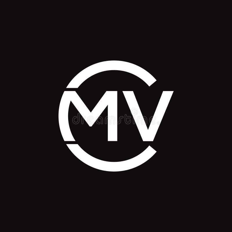 CMV Letter Monogram Initial Logo Design Template Vector Illustration ...
