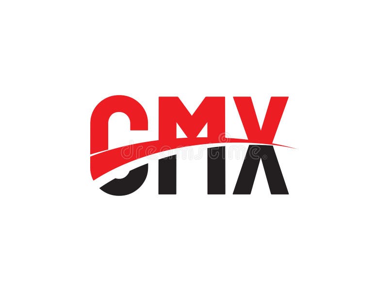 CMX Letter Initial Logo Design Vector Illustration Stock Vector ...
