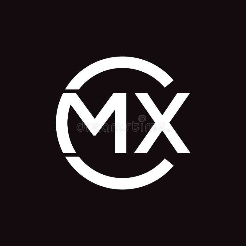 CMX Letter Monogram Initial Logo Design Template Vector Illustration ...