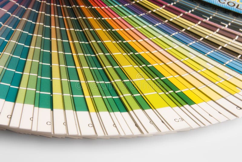 Pantone, Cmyk, Ral Color Swatches Stock Image - Image of colored, multi ...