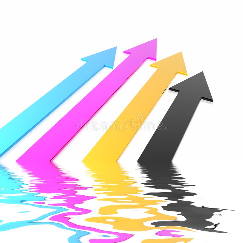 RGB arrows stock illustration. Illustration of abstract - 4661970