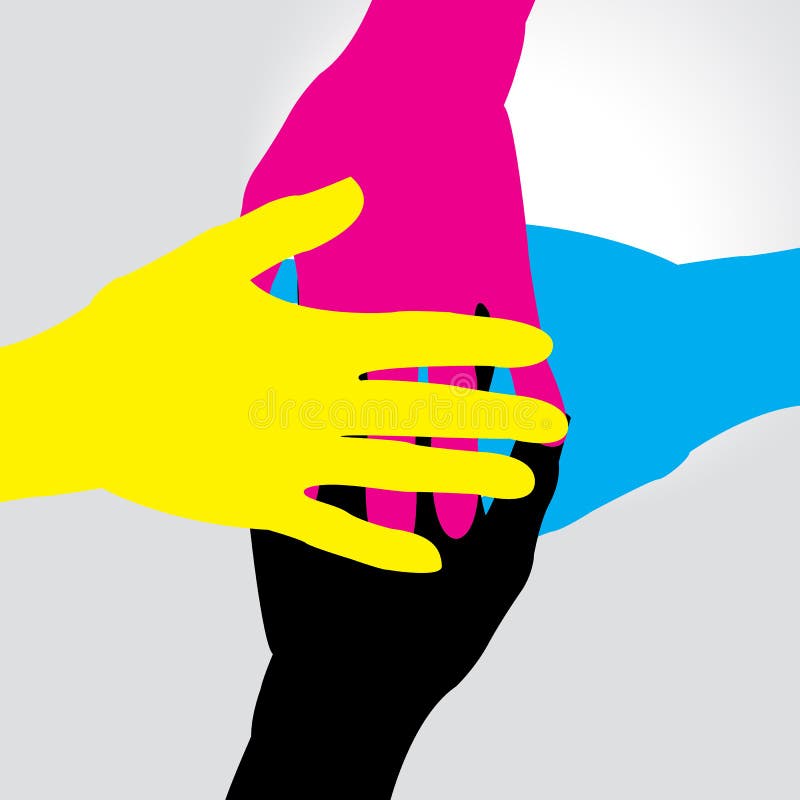 Cmyk stock image. Image of mangeta, cmyk, hands, cyan - 40288245