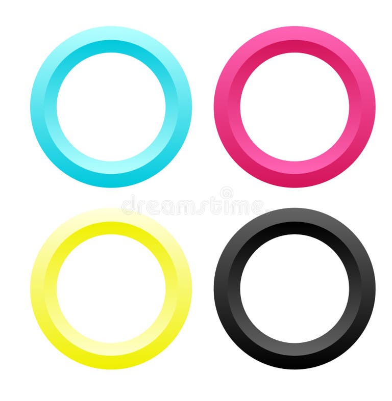 Cmyk Ring Stock Illustrations – 261 Cmyk Ring Stock Illustrations ...